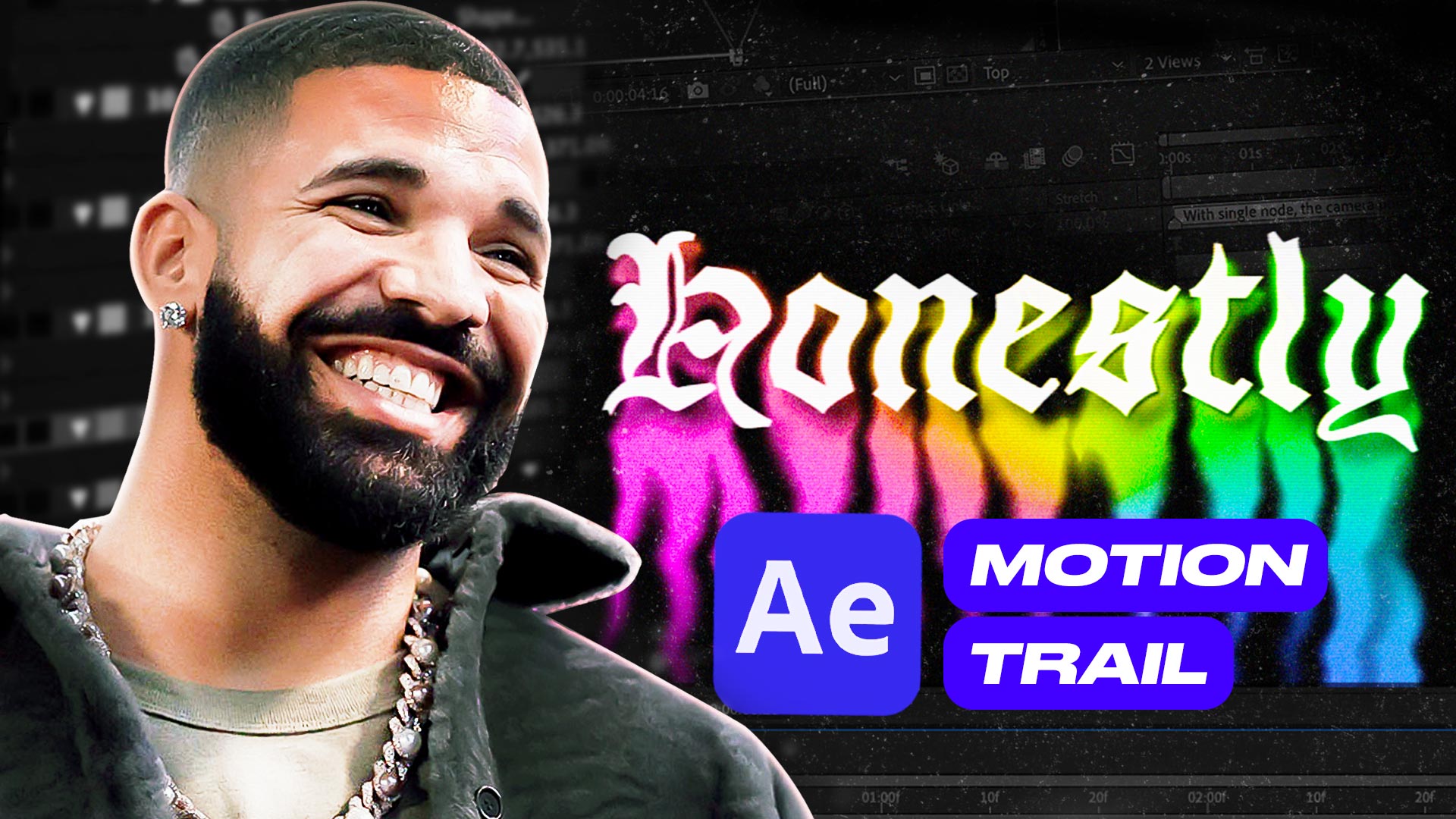 Motion Trail Text Animation Project File